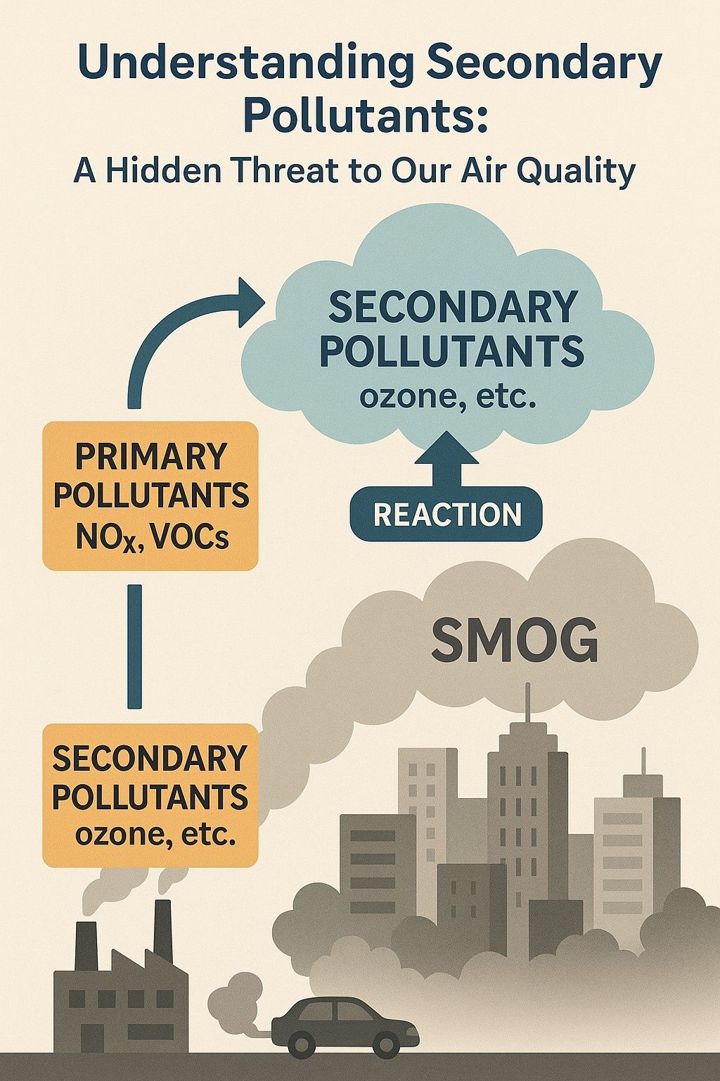 Understanding Secondary Pollutants: How They Form and Impact Air Quality
